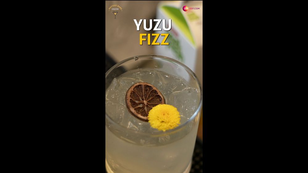 Watch Taki's Signature Cocktail Recipe | Yuzu Fizz | Zee Zest