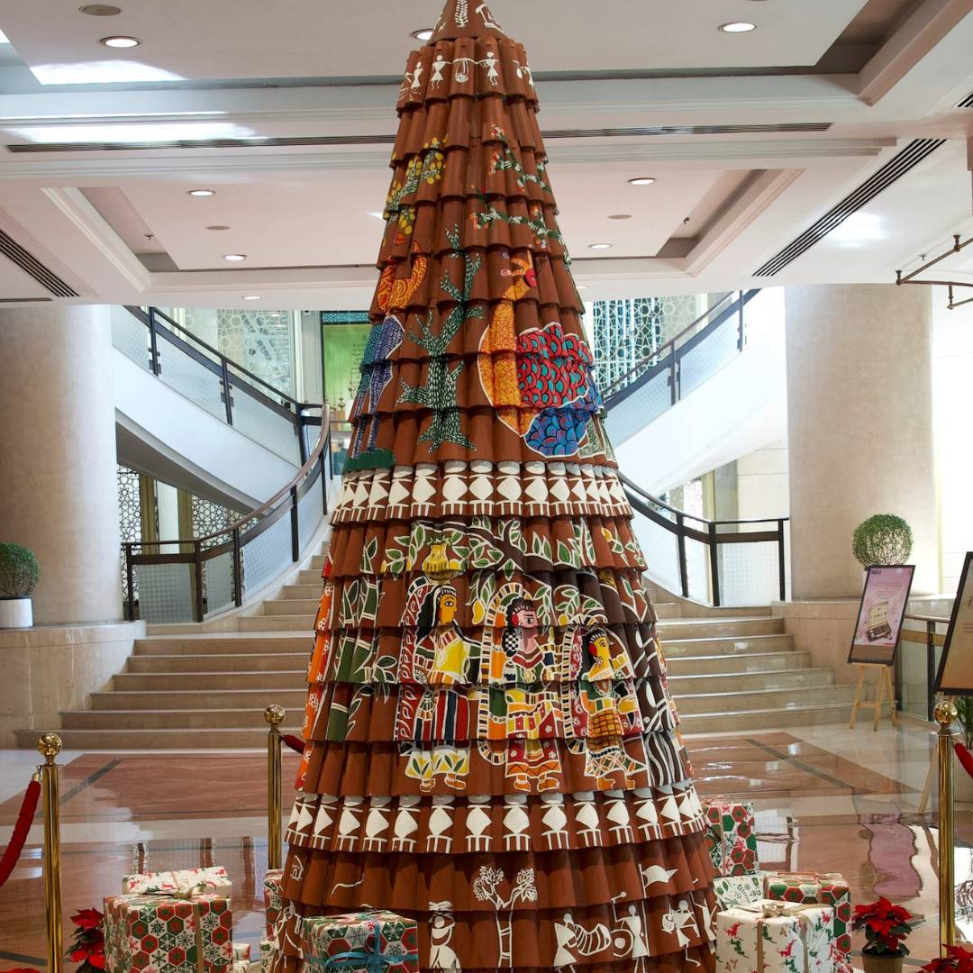 ITC Hotels Celebrates Christmas With Unique Artisan Christmas Trees