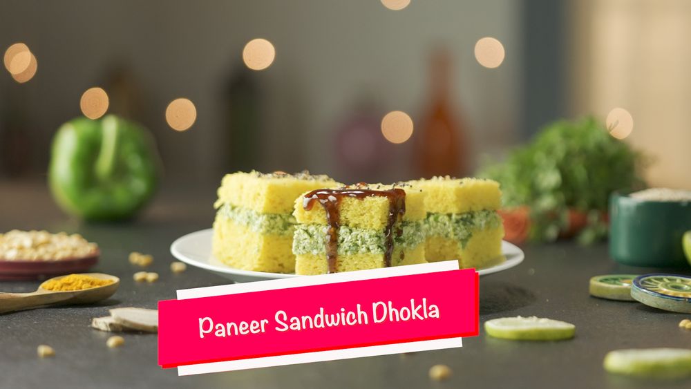 Watch Paneer Dhokla Sandwich Recipe By Zee Zest