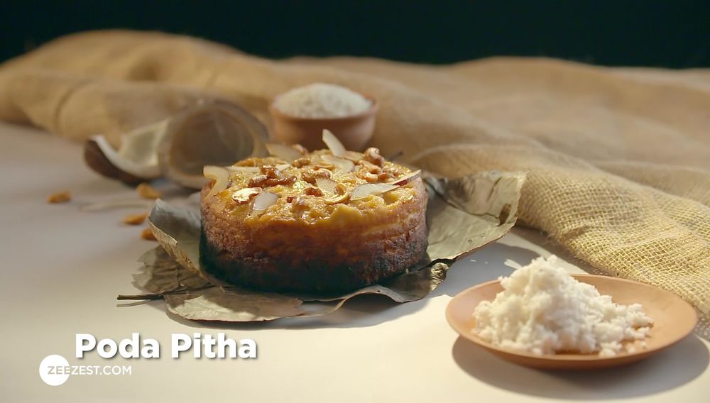 Watch Poda Pitha Recipe By Chef Pankaj Bhadouria