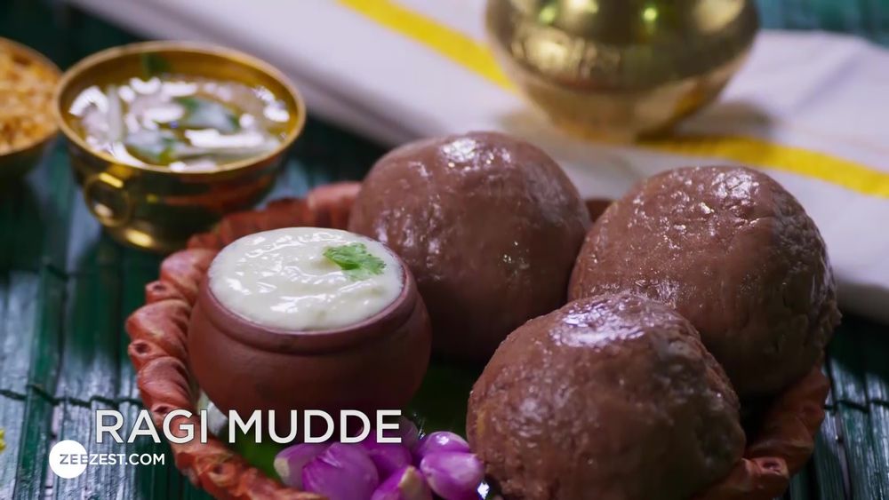 Watch Ragi Mudde & Bassaru Recipe By Chef Rakesh Raghunathan