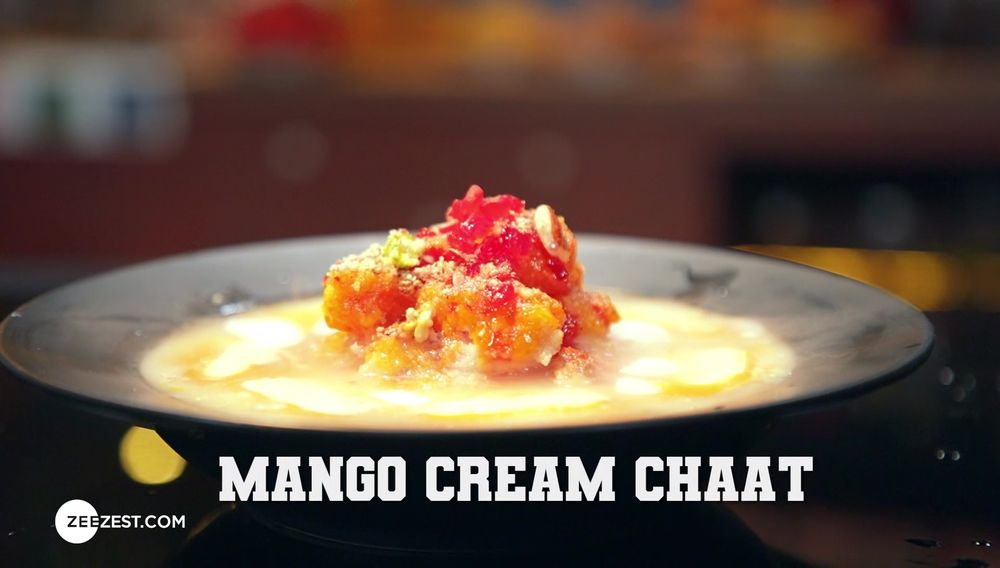 Watch Mango Cream Chaat Recipe | Chef Smit Sagar | ZeeZest
