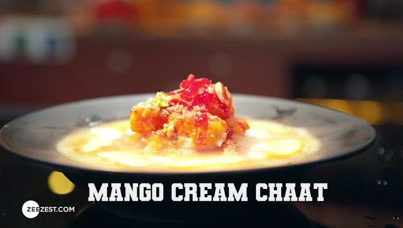 Watch Mango Cream Chaat Recipe | Chef Smit Sagar | ZeeZest