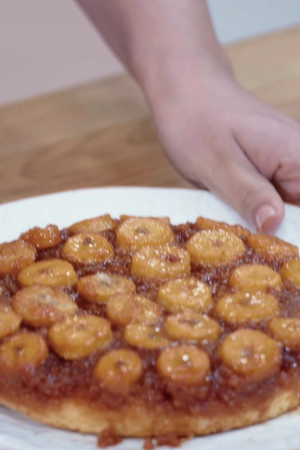 Watch Banana Flambe Cake By Chef Tejasvi Chandela