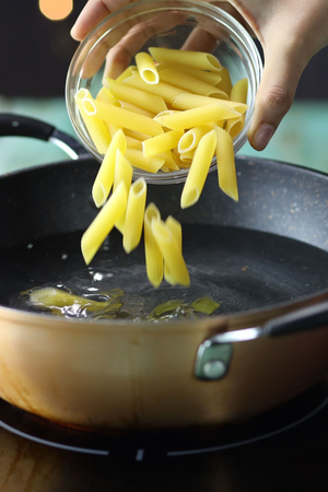 Now add pasta and boil.